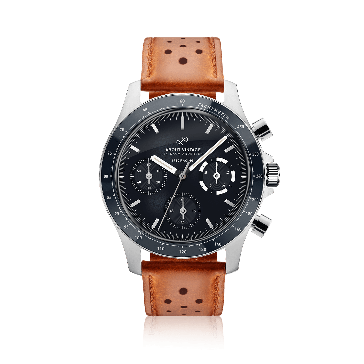 1960 Racing Chronograph, Steel / Midnight Blue | Free shipping